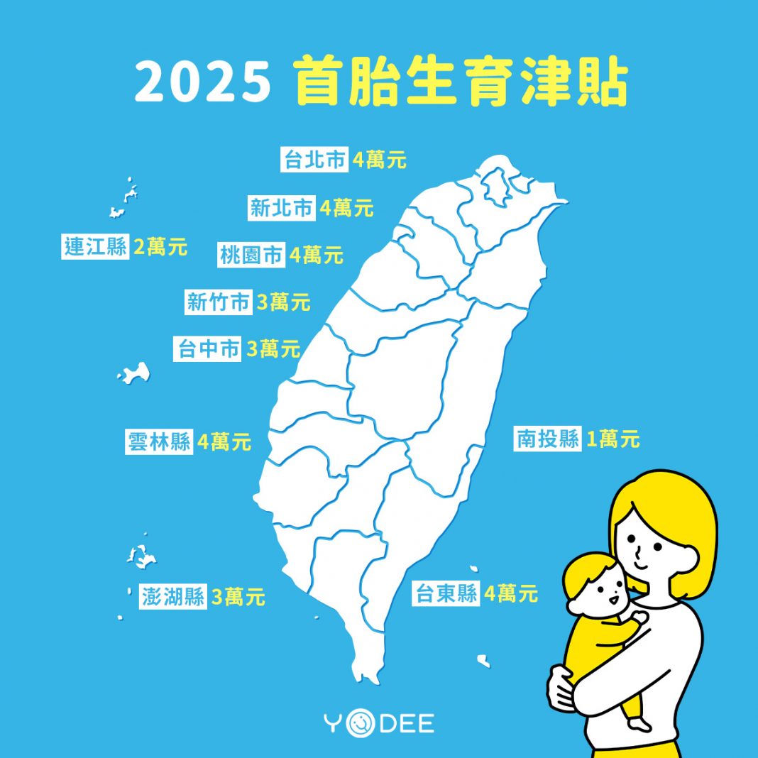2025年育兒津貼懶人包！托育補助、育嬰留職停薪一次看懂 - YODEE